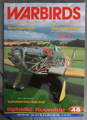 WARBIRDS WORLDWIDE 46 Oct 1998 - Rebuild Roundup, P-39s, Airventure Oshkosh Warb | eBay