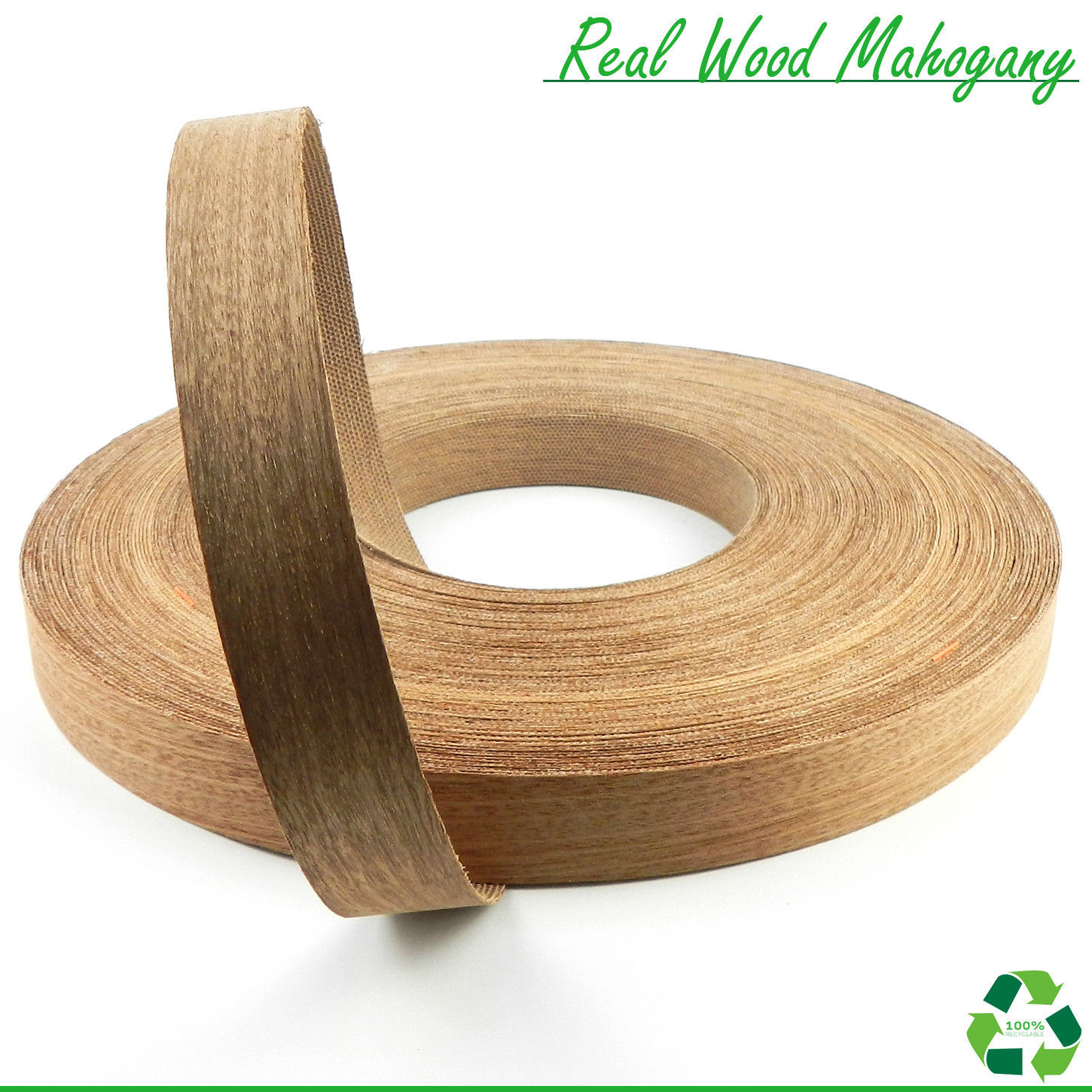 22mm Iron on Edging Tape Pre Glued Real Wood Veneer Strips Oak Beech ...