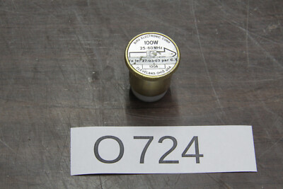 BIRD 100A ELEMENT 100W 25 to 60MHz WATTMETER # O724 em | eBay