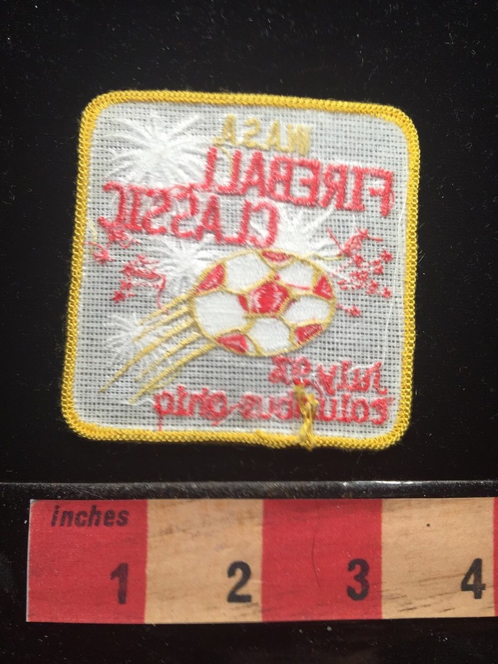 W.A.S.A. FIREBALL CLASSIC Soccer Tournament 1997 Ohio Jacket Patch 67U8 ...