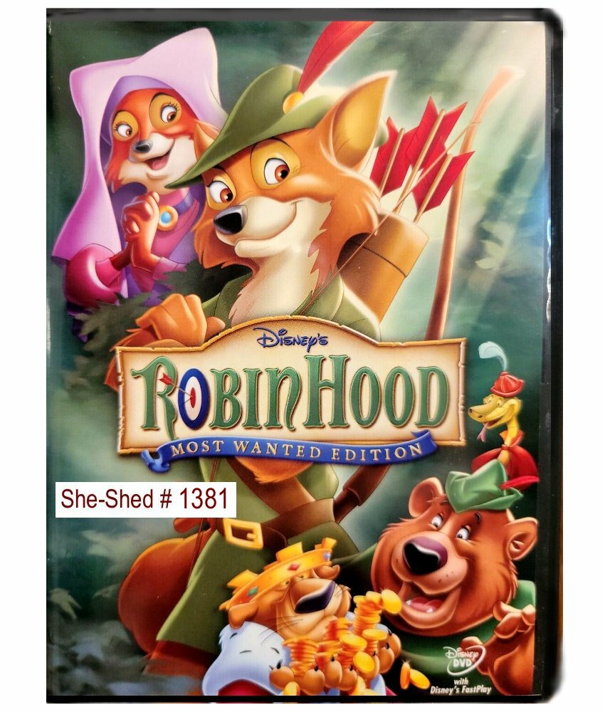 ROBIN HOOD DVD - Disney Animation - used - Family Movie | eBay
