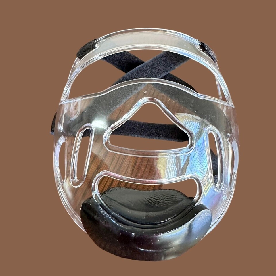 Martial Arts Taekwondo PINK Foam Large Karate Helmet Head Gear W/ Face ...