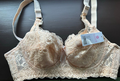 Peach Lace Bra 36B | eBay