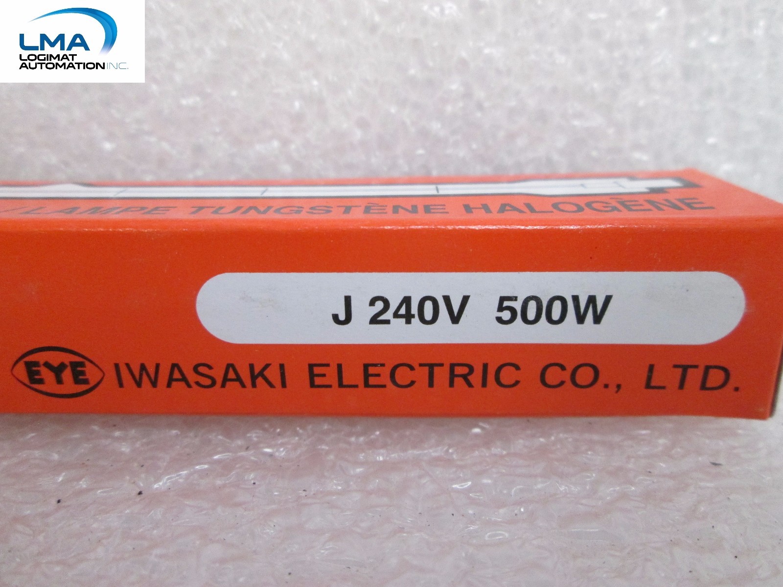 LOT OF 2 - EYE J240V TUNGSTEN HALOGEN LAMP BULB 240V 500W CLEAR 119MM ...