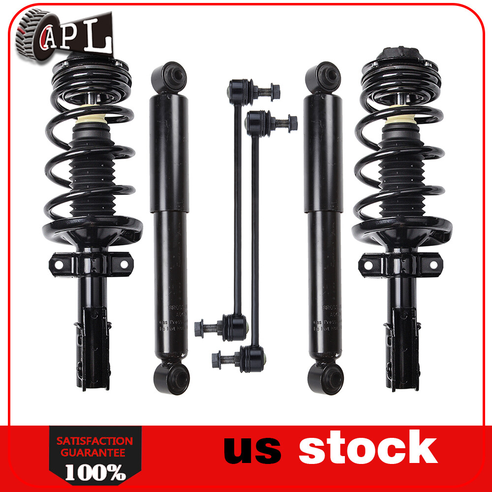 For 2003-2007 Saturn Ion Front Complete Struts & Rear Shocks & Sway ...