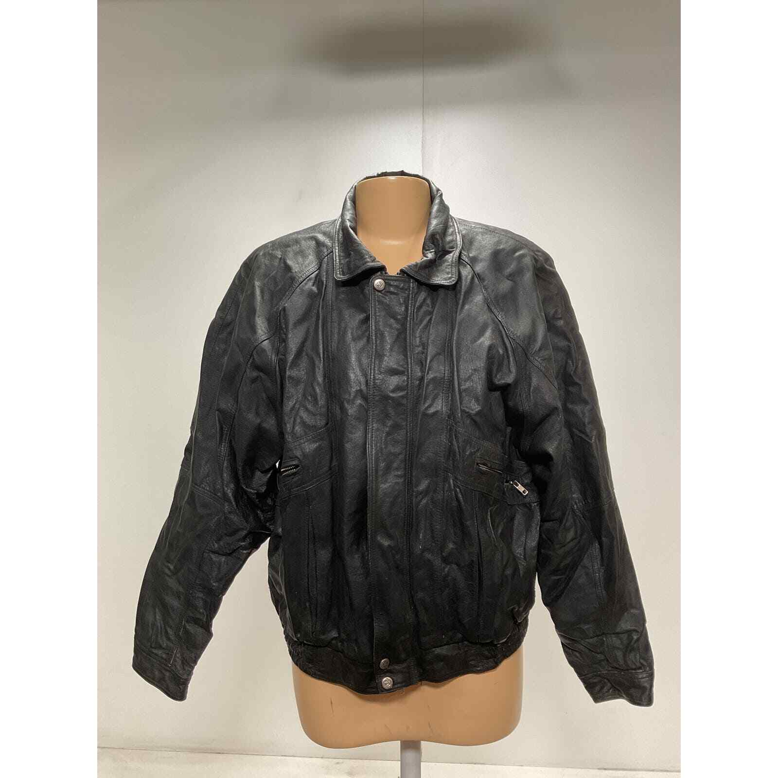 Trails End Vintage Motorcycle Leather Jacket - M - Gem