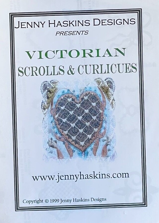JENNY HASKINS Victorian Scrolls & Curlicues EMBROIDERY CD DESIGNS 1999 ...