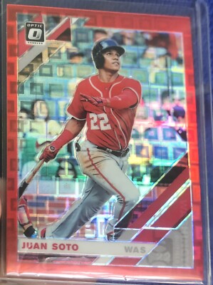 2019 Panini Donruss Optic Red Pandora Prizm /99 Juan Soto #113🔥 | eBay