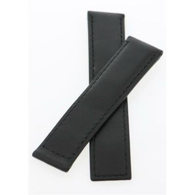 Tag Heuer Man's 19mm Black Genuine Leather Watch Band FC6201 | eBay