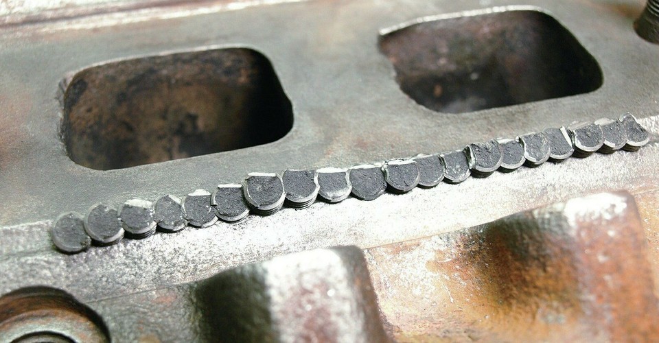 TT235 Cast iron head block crack repair Tapered Tap .235" and Drill Bit ...