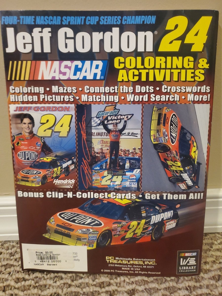 Nascar Coloring Pages Jeff Gordon