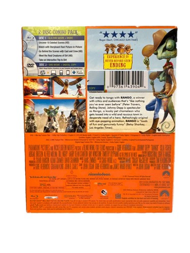 Rango (Blu-ray / DVD, 2-Disc) + OOP Slipcover | eBay
