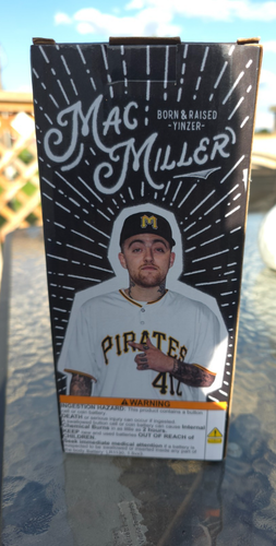 Mac Miller Bobble head Pirates Game 7.19.25 | eBay