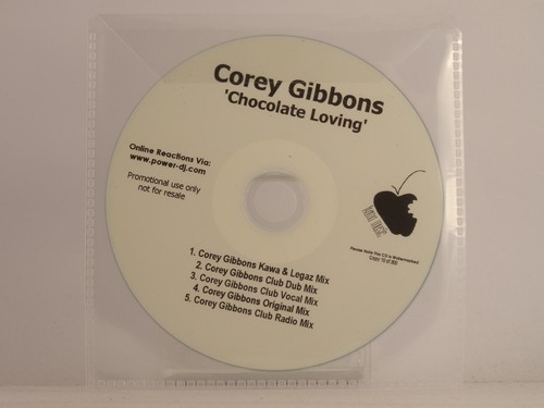 COREY GIBBONS CHOCOLATE LOVING (I5) 5 Track Promo CD Single plus ...