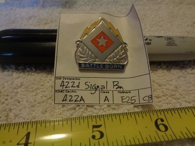 422nd Signal Battalion E25 Unit Crest, DI, DUI (DRAW#A3) | eBay