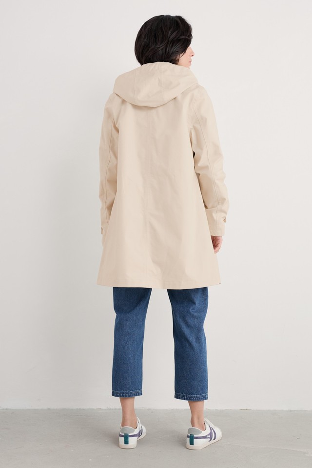 Seasalt Women's Mac - natural Cloudburst Waterproof Mac - Regular ...