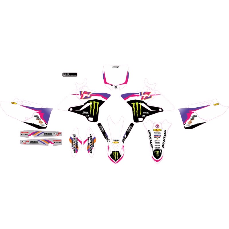 DCOR - 20-50-235 - Retro Star Racing Monster Energy Complete Graphics ...