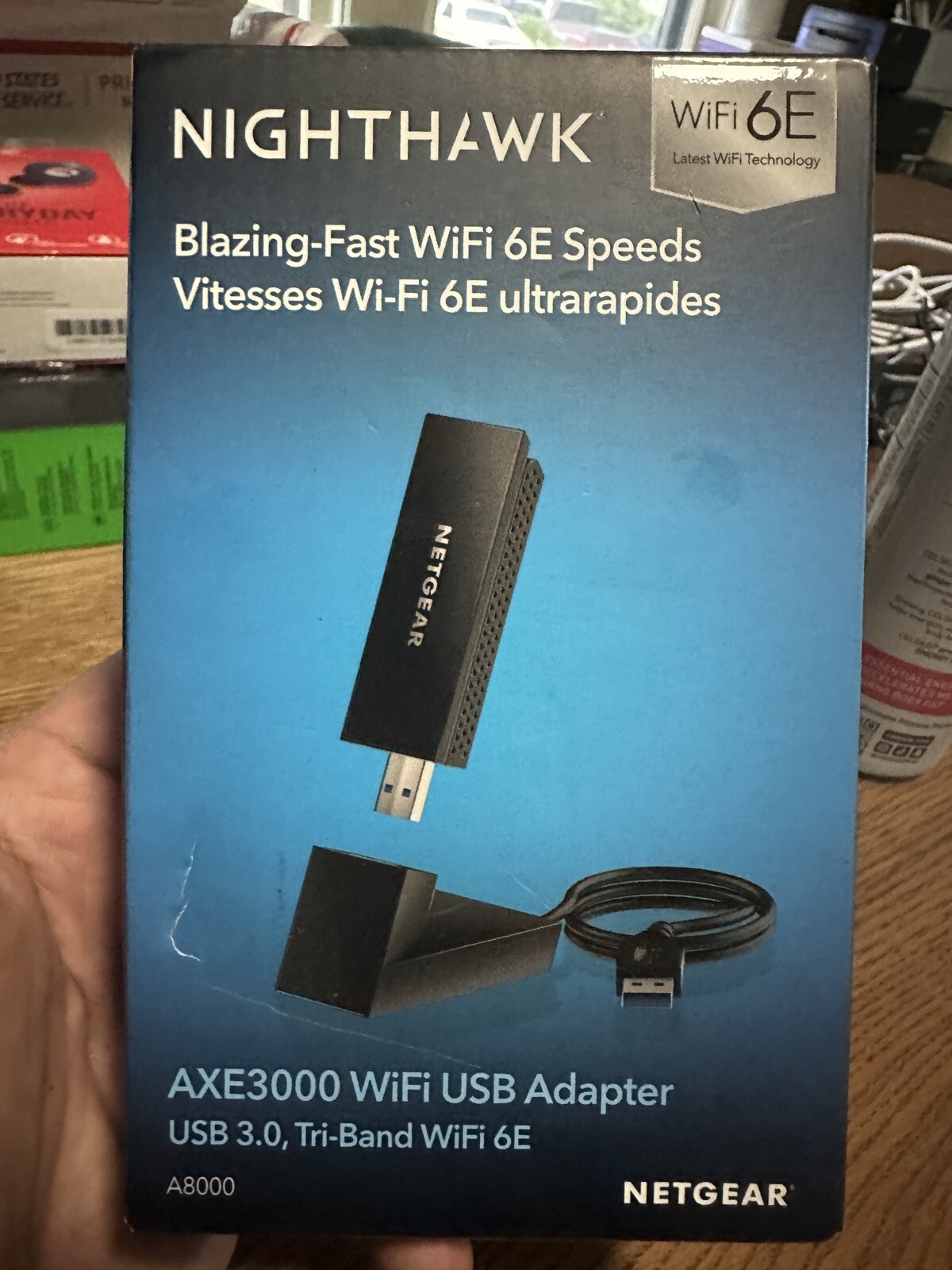 NETGEAR - Nighthawk AXE3000 WiFi USB Adapter Tri-Band 6E - USB 3.0 ...