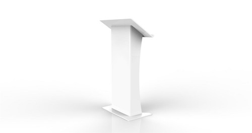 Lectern Podium WHITE Acrylic Perspex - Conferences, Lectures, Churches ...