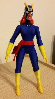 custom HELLCAT famous covers mego action figure MARVEL COMICS DEFENDERS ...