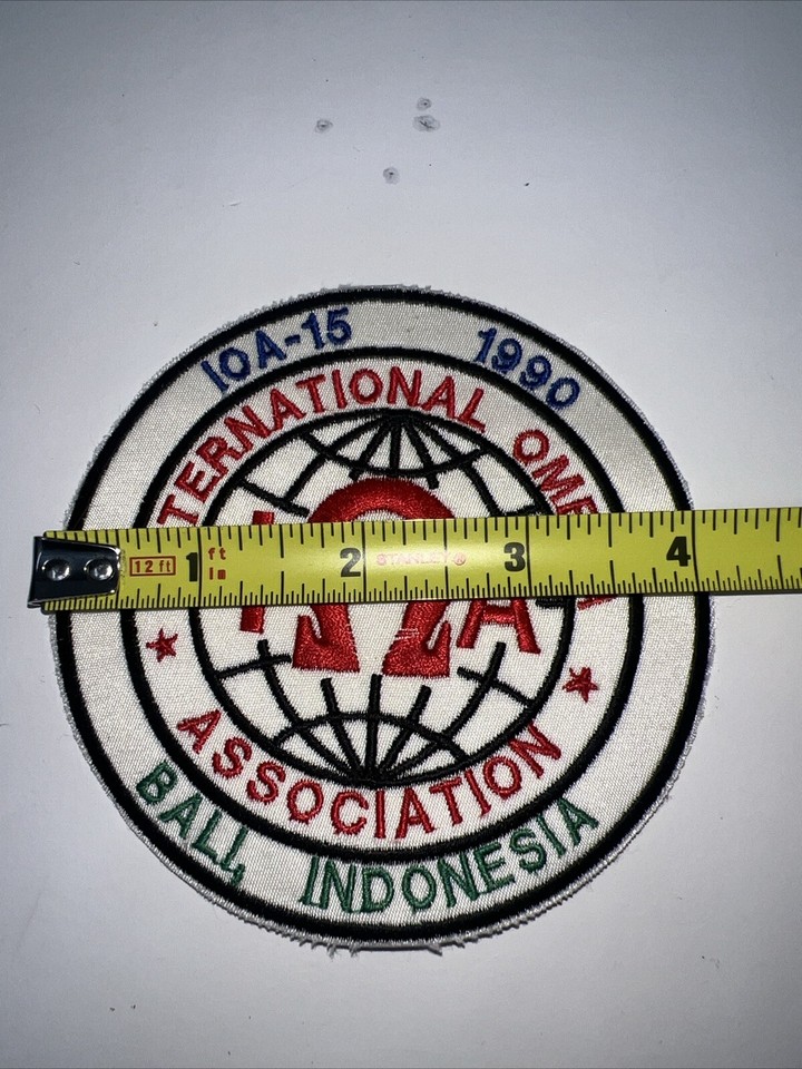 international omega association Ball, Indonesia 10A-15 1990 embroidered ...