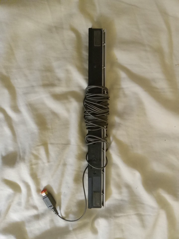 NEW Genuine Official OEM Nintendo Wii / Wii U Sensor Bar Silver RVL-014 ...