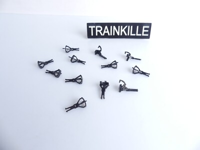 ROCO 40244 / 12 ATTELAGES A CROCHET A EMBOITEMENT AVEC GUIDE POUR ...