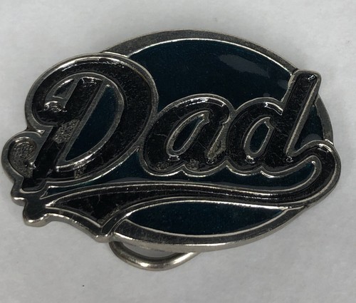 Belt Buckle "Dad" The Great American Buckle Company 1987 - USA 2.5" x 2 ...