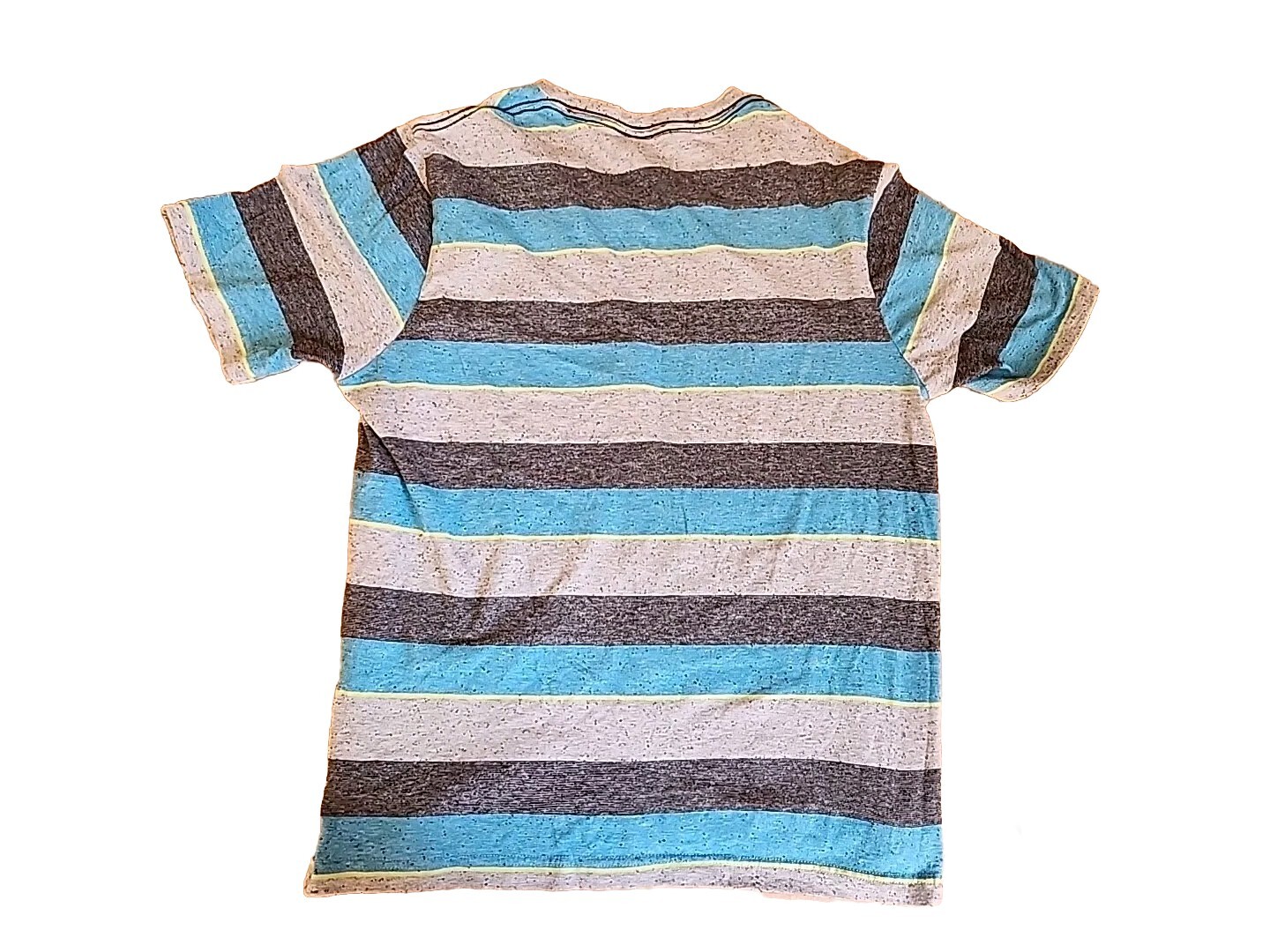 Men's Pocket T-shirt Striped Blue Light Grey Dark Gret Size XL ...