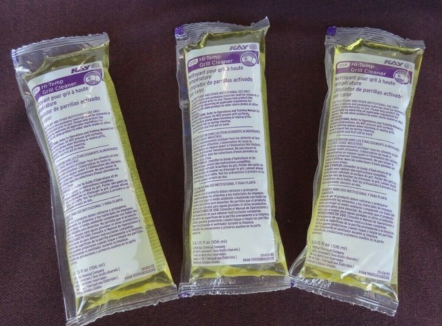 Ecolab Kay Hi-Temp Grill Cleaner ~ 25 Packs ~ 3.6 fl oz./ each | eBay