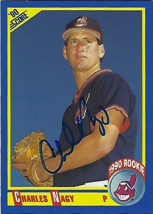 Autographed Signed 1990 Score 611 Charles Nagy Cleveland Indians | eBay