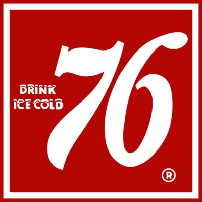 Ice Cold 76 Soft Drink, Cola, Pop, Soda NEW Sign 28" Dia. Square USA ...