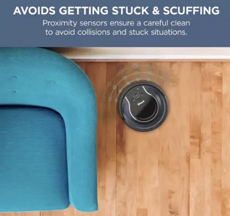 Shark-ION RV761 BlackNavy Blue Robot Vacuum Cleaner. 787790849414| eBay