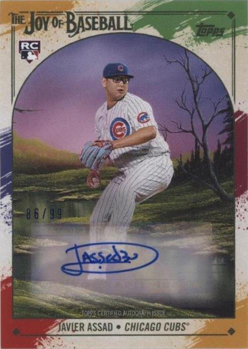 2023 Topps X Bob Ross The Joy of Baseball - Javier Assad #16B Paint ...