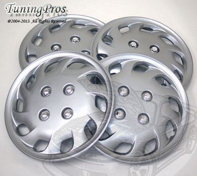 Hubcap 14" Inch Wheel Rim Skin Cover 4pcs Set with Improved ABS Tab ...