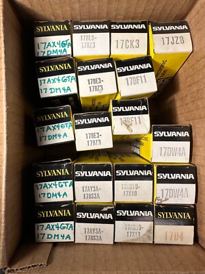 Old Radio Ham Radio Sylvania Vacuum tubes CK description tube numbers ...