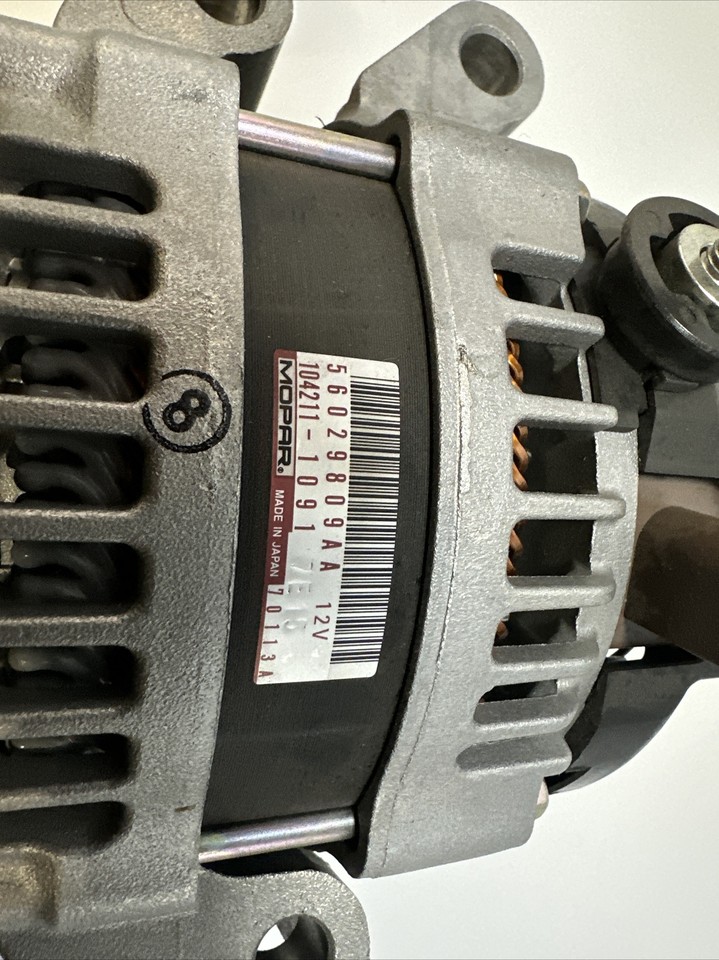 New OEM 18-23 Jeep Wrangler Mopar Alternator 56029809AA | eBay