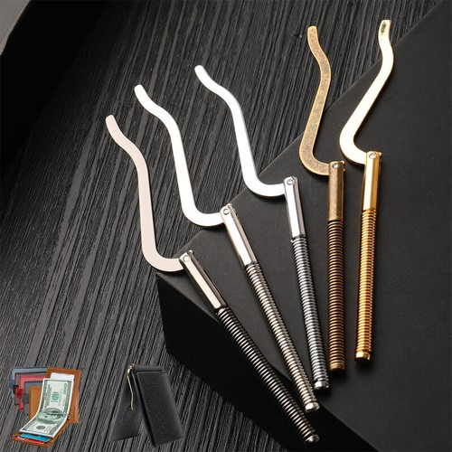 1Pc Metal Bifold Money Clip Bar Wallet Replace Parts Spring Clamp Cash ...