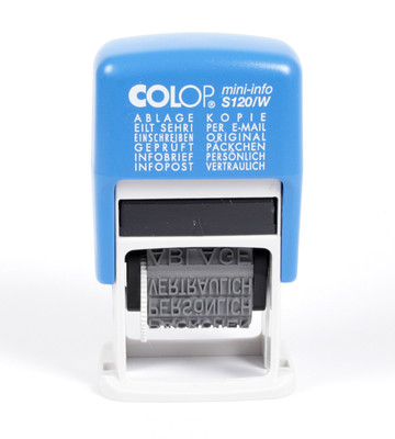 COLOP Wortbandstempel Mini Dater S120/W Stempel Ablage Eilt sehr Einsch ...