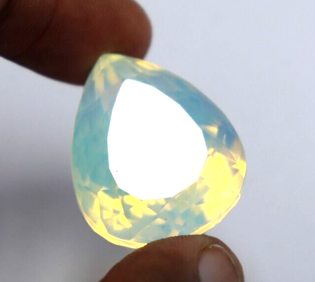 Natural Australian Multi-Color Opal 69 Ct Pear Cut CERTIFIED Loose ...