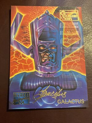 1995 Marvel Masterpieces Emotion # 32 Galactus card super rare gold ...