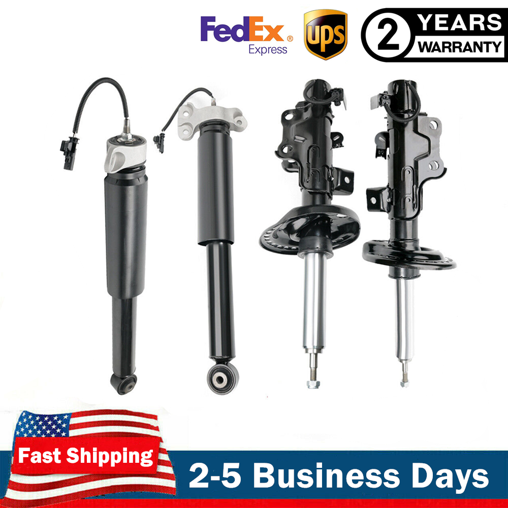 4PCS Front Rear Shock Absorbers Electric Struts For Cadillac CTS RWD ...