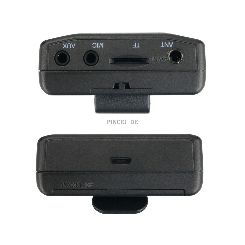 HRD-831 Portable FM Transmitter Broadcast w/ Mic 500M Transmitting ...