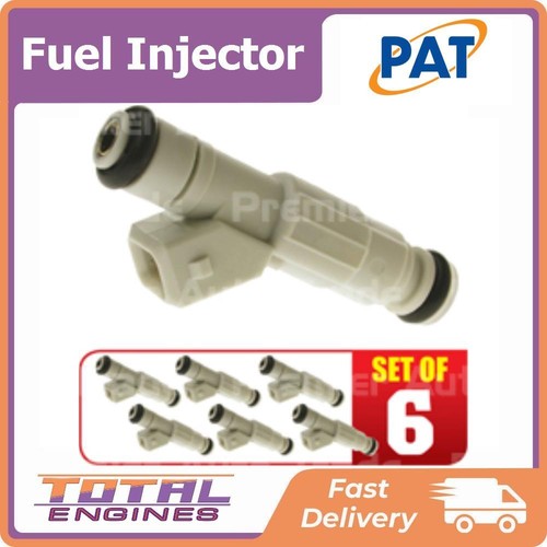 1x PAT Fuel Injector Set Of 6 fits Holden Commodore Police VS 3.8L V6 ...
