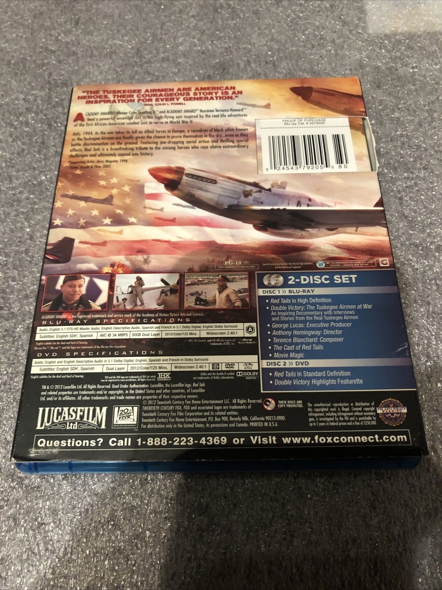 Red Tails Movie Cast Red Tails (Blu Ray + DVD, 2012) Cuba Gooding