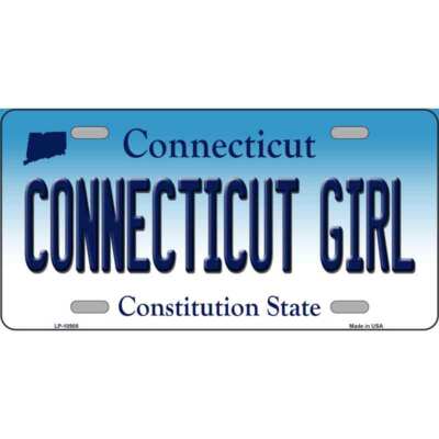 Connecticut Girl Novelty Metal Vanity License Plate Tag LP-10908 | eBay