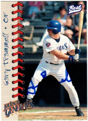 Gary Trammell Autograph 1997 Best Minor League Auto ASTROS GENERALS | eBay