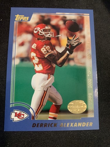 2000 Topps Football Card #85 Derrick Alexander Kansas City Chiefs NmMt ...