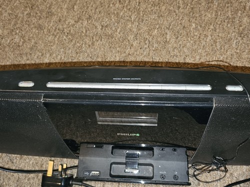 PHILIPS FM CD Player Radio Ipod Docking Station Stereo Sound System ...