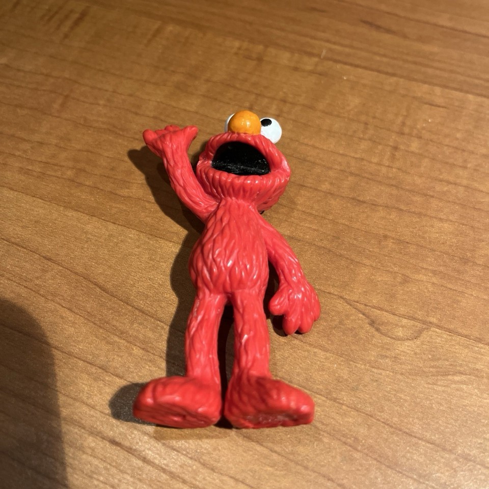 Vintage Waving ELMO Sesame Street PVC Figure Muppet Cake Topper Figure ...
